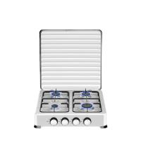 China ECO-GS6054 4-Burner Commercial Gas Stove with 0.5mm Coating Iron and Die-Cast Aluminum Burners for Outdoor Hotel Use for sale