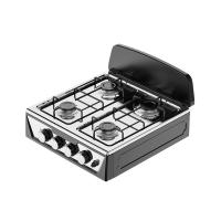 China ECO-GS6024HS Pulse Ignition 4-Plate Gas Stove with 0.45mm SS Plate and 3000pcs Monthly Capacity for sale