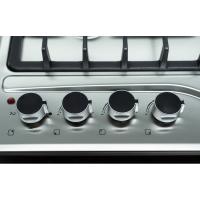 China Built-In Electric and Gas Hob 590x510mm with 3 Burners 3.3kW 240V 50Hz Cast Iron Frame for sale