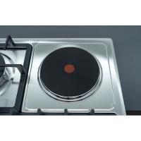 China Built-In Electric and Gas Hob 590x510mm with 3 Burners 3.3kW 240V 50Hz Cast Iron Frame for sale