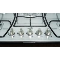 China Stainless Steel 5 Burner Gas Cooker 760x510mm Built In Electric Ignition for Home Hotel for sale