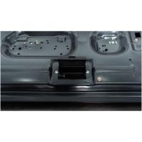 China 5 Burner Gas Cooktop 600x510mm Tempered Glass Built In Stove with Enamel Wire Rack for sale