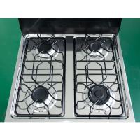 China ECO-8150H 55L Capacity 4-Burner Gas Cooker with Oven - 488×545×810mm Stainless Steel Commercial Kitchen Equipment for sale