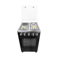 China 20 Inch 500mm Freestanding Gas Oven with 55L Capacity and 4 Copper Burners - Customizable Glass Cover Design for sale