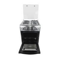 China 55L Freestanding Gas Stove with 2 Gas & 2 Electric Burners - Stainless Steel Kitchen Appliance 50x50x81cm for sale