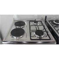 China 55L Freestanding Gas Stove with 2 Gas & 2 Electric Burners - Stainless Steel Kitchen Appliance 50x50x81cm for sale