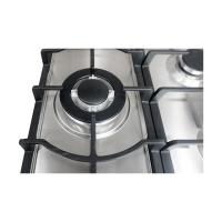 China 5 Burner Stainless Steel Built In Gas Stove 760x510mm LPG Natural Gas Battery Electric Ignition for sale