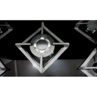 China ECO-G5868 5-Burner Gas Cooktop with Tempered Glass Surface 860×510mm and Flameout Protection for sale