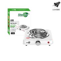 China OEM Portable Single Burner Electric Stove 1000W 220V Spiral Coil Hotplate Mini Iron Heating Household Kitchen for sale