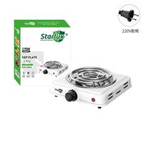 China OEM Portable Single Burner Electric Stove 1000W 220V Spiral Coil Hotplate Mini Iron Heating Household Kitchen for sale