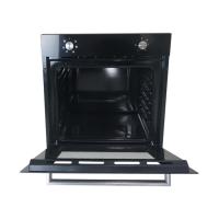 China 70L Built-in Electric Oven Mechanical Knob Control 230V 50/60Hz Black Enamel Cavity for sale