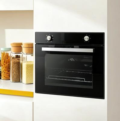 China 70L Built-in Oven and Cooker 60cm Cast Iron Surface Mechanical Knob Control 230V Household Kitchen Appliance for sale