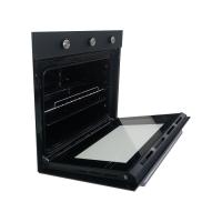 China Built in Electric Oven 70L 4 Functions Black Glass Mechanical Control 230V for sale