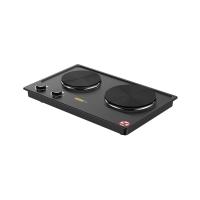 China Professional Kitchen Electric Stove 2500W 220-240V Dual Heat Settings Easy Clean Black for sale