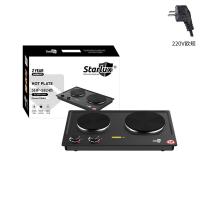 China Professional Kitchen Electric Stove 2500W 220-240V Dual Heat Settings Easy Clean Black for sale