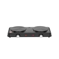 China ECO-ES5704 Dual 1000W Electric Stove 430x240x75mm Professional Kitchen Cooktop for sale