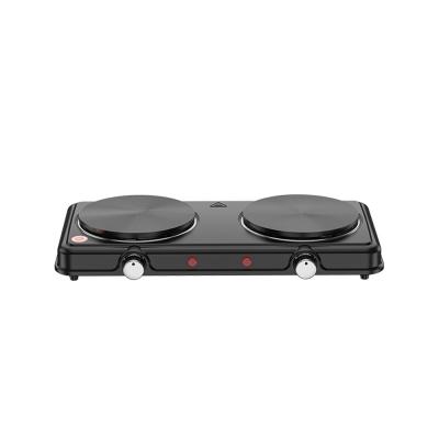 China ECO-ES5704 Dual 1000W Electric Stove 430x240x75mm Professional Kitchen Cooktop for sale