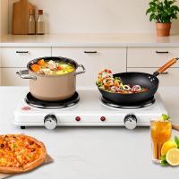 China ECO-ES5704 Dual 1000W Electric Stove 430x240x75mm Professional Kitchen Cooktop for sale