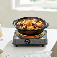 China 1000W Kitchen Electric Stove 210x240mm Rapid Heat Up Adjustable Temperature for Small Food Business for sale