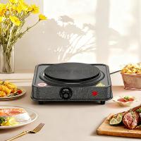 China 1000W Kitchen Electric Stove 210x240mm Rapid Heat Up Adjustable Temperature for Small Food Business for sale