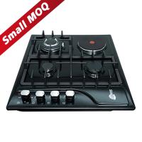 China 240V 50Hz 4-Burner Gas Cooktop with Electric Hob - 590×510mm Stainless Steel Commercial Appliance for sale