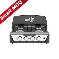 China ECO-GS6024HS Pulse Ignition 4-Plate Gas Stove with 0.45mm SS Plate and 3000pcs Monthly Capacity for sale