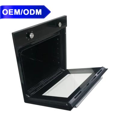 China 70L 230V Embedded Electric Oven with Cast Iron Surface Mechanical Knob Control for sale