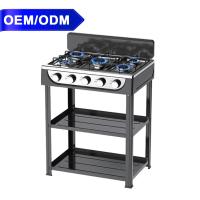 China ECO-GS6015H-J 5 Burner Gas Stove with 0.5mm Stainless Steel Plate and Energy Efficient Internal Rotary Fire for sale