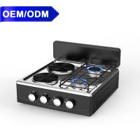 China 1000W/1500W 4-Burner Dual Fuel Gas Stove with Electric Cooktop - Custom OEM Options Available for sale