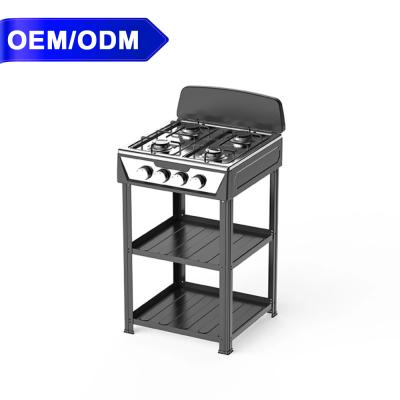 China ECO-GS6024H-J 4 Burner Gas Stove with 0.45mm Stainless Steel and Die-Cast Aluminum Burners for Home Kitchen for sale