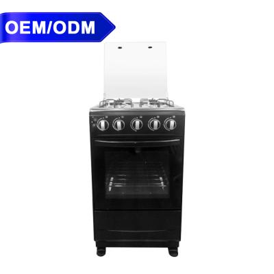 China 55L 4-Burner Freestanding Gas Range Cooker with Pulse Ignition and Stainless Steel Top 50x50x81cm for sale