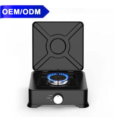 China ECO-GS6051 Portable Single Burner Gas Cooktop with 0.5mm Plastic Coated Iron and Optional LPG/NG Nozzles for sale