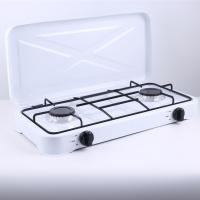 China Portable Double Burner Gas Stove 3.5x7.5mm IEF Iron Frame for Outdoor Cooking and Catering Events for sale