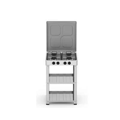 China Commercial Stainless Steel Gas Stove 4 Burner 2.2kW Each for Hotel Kitchen for sale