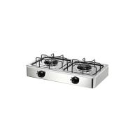 China Commercial Stainless Steel Gas Stove 2.2kW 2 Burner ECO-6072B for Busy Kitchens for sale