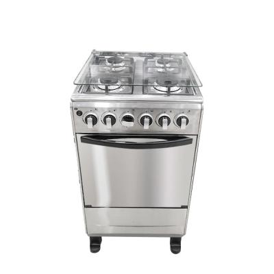 China 55L Free Standing Gas Oven Stainless Steel 4 Burner Baking Roasting Grilling for sale