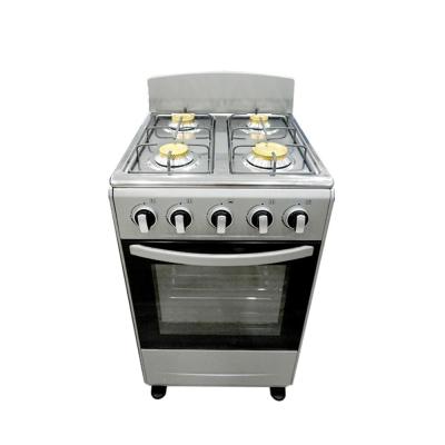 China 55L Free Standing Gas Oven 4 Burner Commercial Kitchen Cooker 50x50x81cm for sale