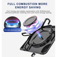 China Portable Three Burner Gas Stove 6500W Adjustable Flame Outdoor Camping Cooker for sale