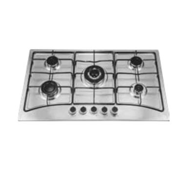 China 5 Burner Gas Cooktop Supplier featuring flame failure protection system to prevent gas leaks and enhance kitchen safety standards ECO-GS6501S for sale
