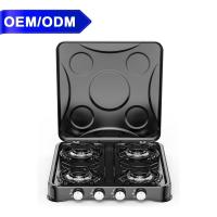 China Durable Four Burner Gas Stove Wholesale Featuring Aluminum Safety Valve and Stainless Steel Burners Ideal for Home Outdoor and Restaurant for sale