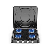 China Durable Four Burner Gas Stove Wholesale Featuring Aluminum Safety Valve and Stainless Steel Burners Ideal for Home Outdoor and Restaurant for sale