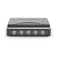 China Commercial Five Burner Gas Stove 2.2kW with Flame Supervision Device Removable Drip Trays for sale