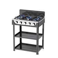 China Five Burner Gas Stove with High Oven and Standing Frame for Professional Kitchens 660x185x525mm for sale
