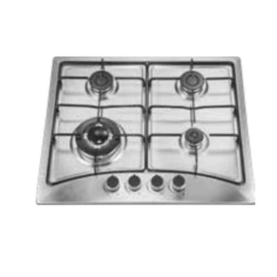 China 4 Burner Gas Cooktop 600mm Stainless Steel NG LPG Commercial Kitchen Stove for sale