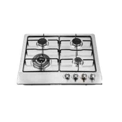 China 600mm 4 Burner Gas Cooktop 560x480mm Cutout NG/LPG Stainless Steel for sale
