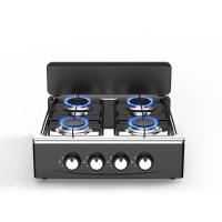 China Professional 4 Burner Gas Stove 60cm Uniform Heat Distribution Easy Maintenance Commercial Kitchen for sale