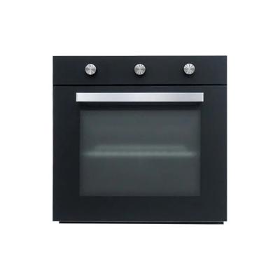 China Built In Electric Oven 70L 60cm Easy Access Door Ergonomic Handle Black Enamel Cavity for sale