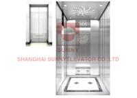 China PLC Controlled System Hairline Passenger Elevator With Machine Room for sale