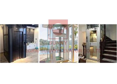 China Aluminum Home Passenger Inexpensive Home Elevator Lift 320kg 400g 450kg for sale