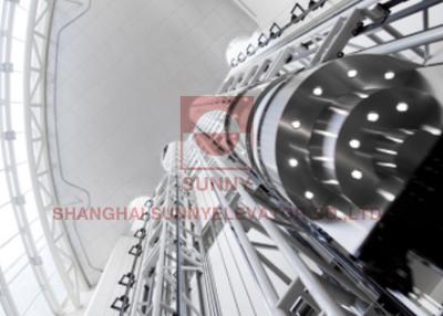 China 2000kg Machine Room Less Sightseeing Elevator 2.0m/S Stainless Steel for sale